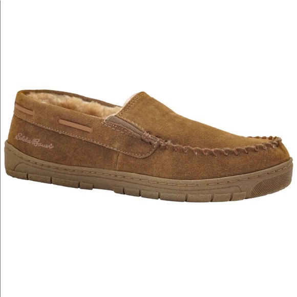 Eddie Bauer | Shoes | Eddie Bauer Westhaven Suede Memory Foam Slippers ...